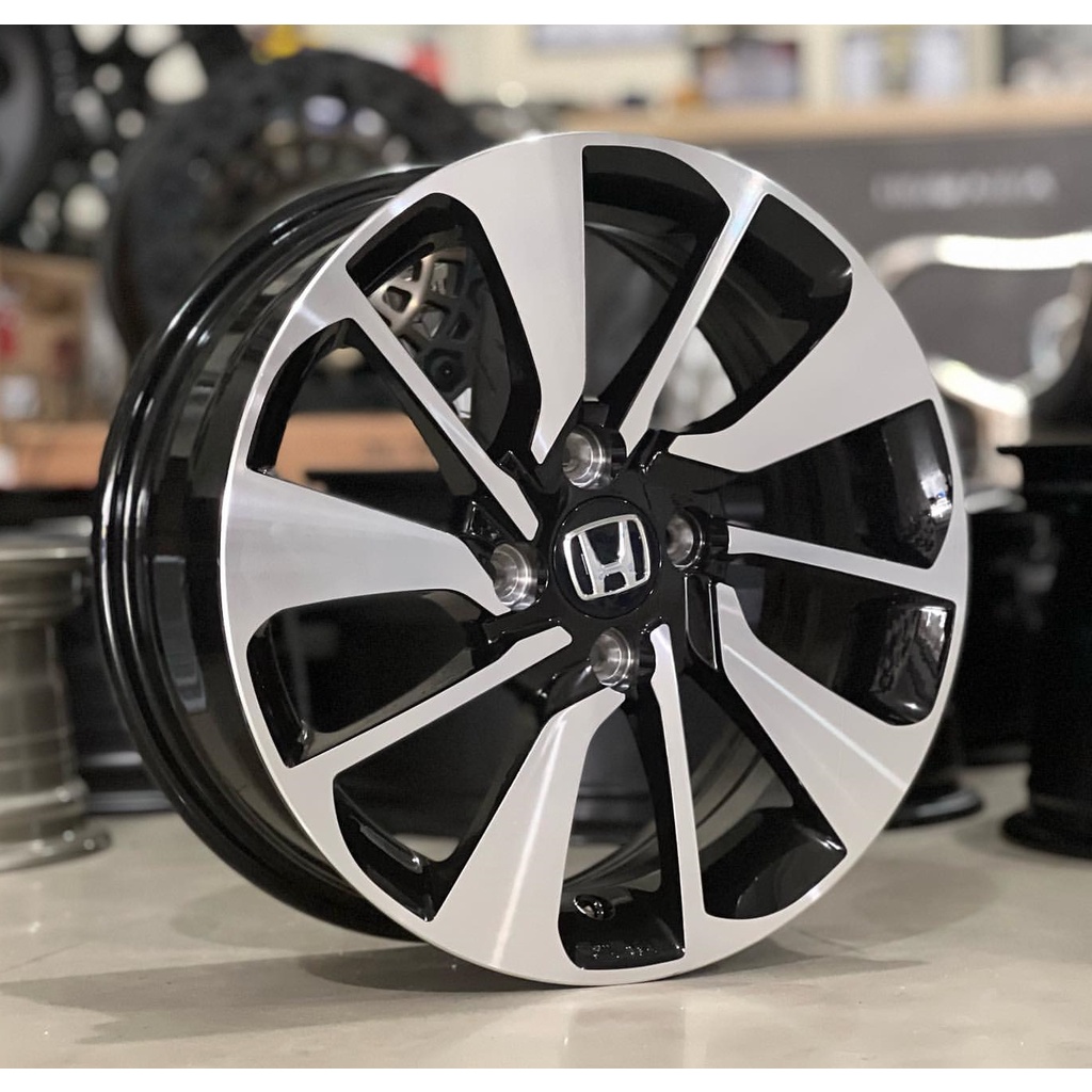 Jual velg mobil honda brio RS ring 15 pcd 4x100 black polis velg murah r15 | Shopee Indonesia
