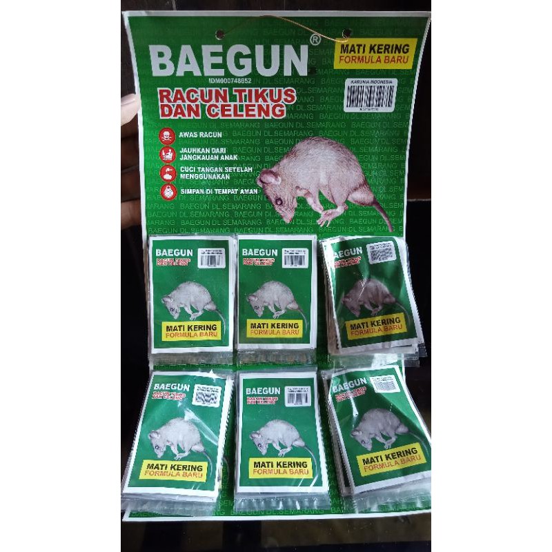 Jual Racun tikus merk Baegun original 100% harga sachet di samarinda ...