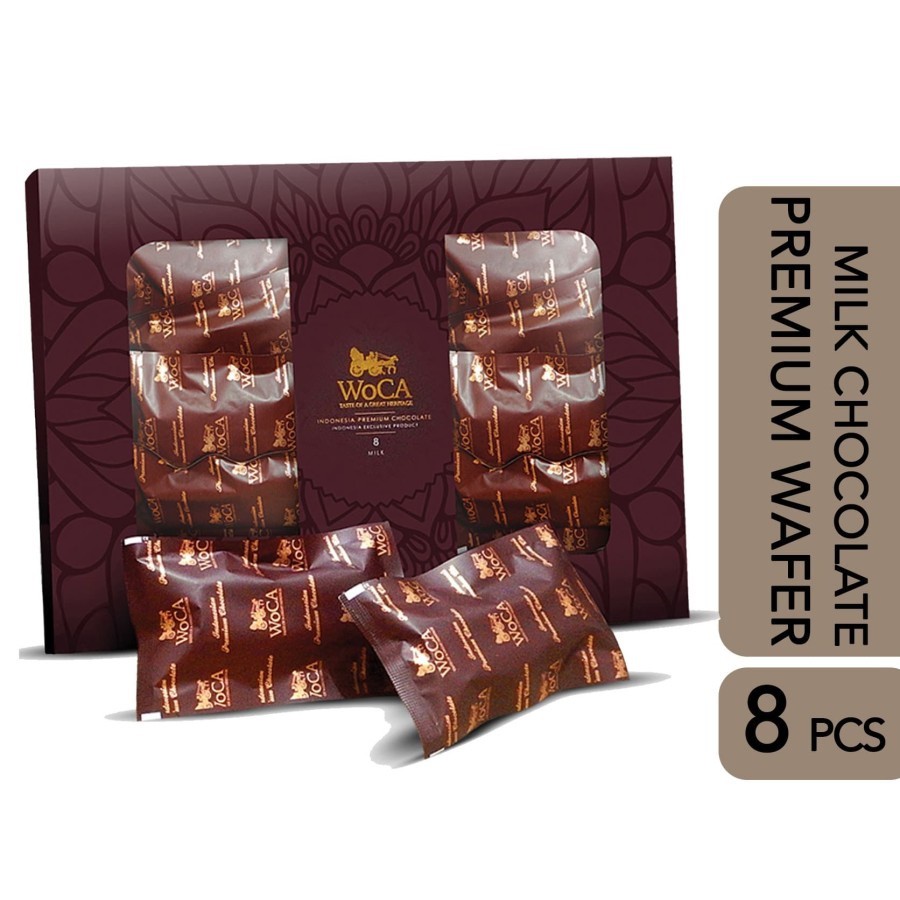 Jual WoCA Wafer Coklat Premium Milk Chocolate | Shopee Indonesia