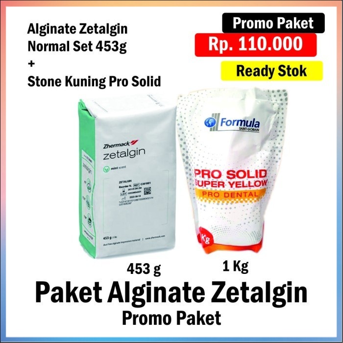 Jual Paket Alginate Zetalgin dan Gips Stone Kuning | Shopee Indonesia