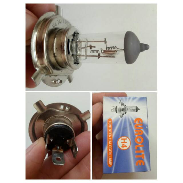 Jual Bohlam Lampu Truk Truck H4 24V 100 90watt | Shopee Indonesia