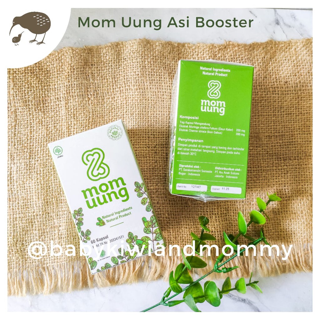 Asi booster mom uung (60 Kapsul) | Shopee Indonesia
