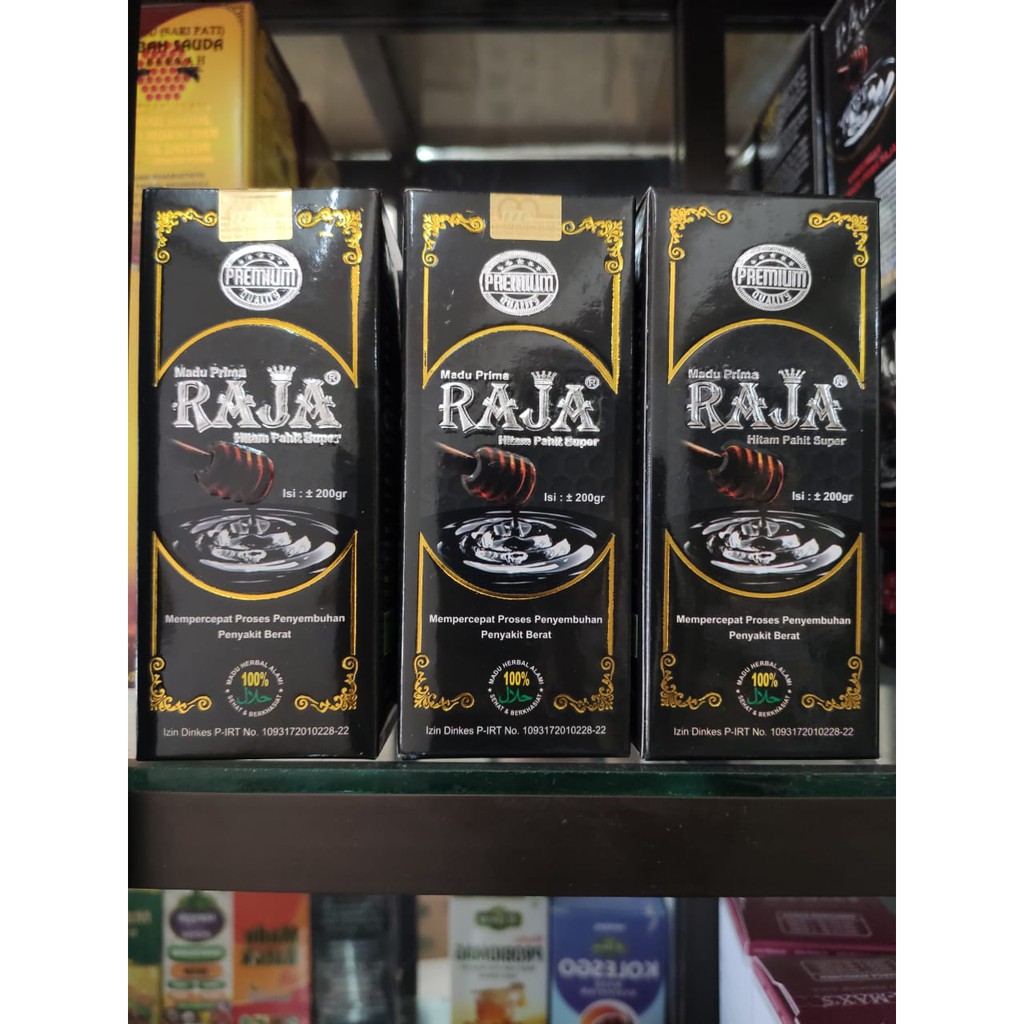 Jual Madu Prima Raja Hitam Pahit Super 200 gr | Shopee Indonesia