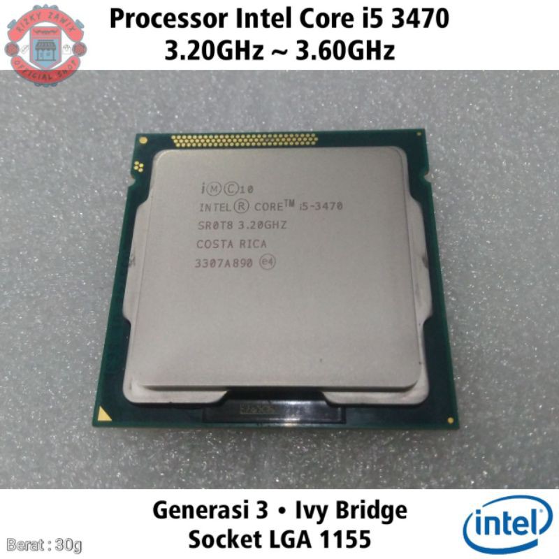Jual Processor Intel Core i5 3470 3,20 GHz hingga 3,60 GHz • Prosesor ...