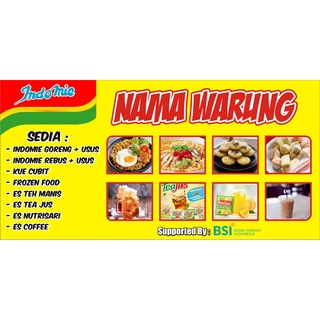 Jual Banner Warmindo Isi Bisa Request dan Custom Desain Suka-suka ...