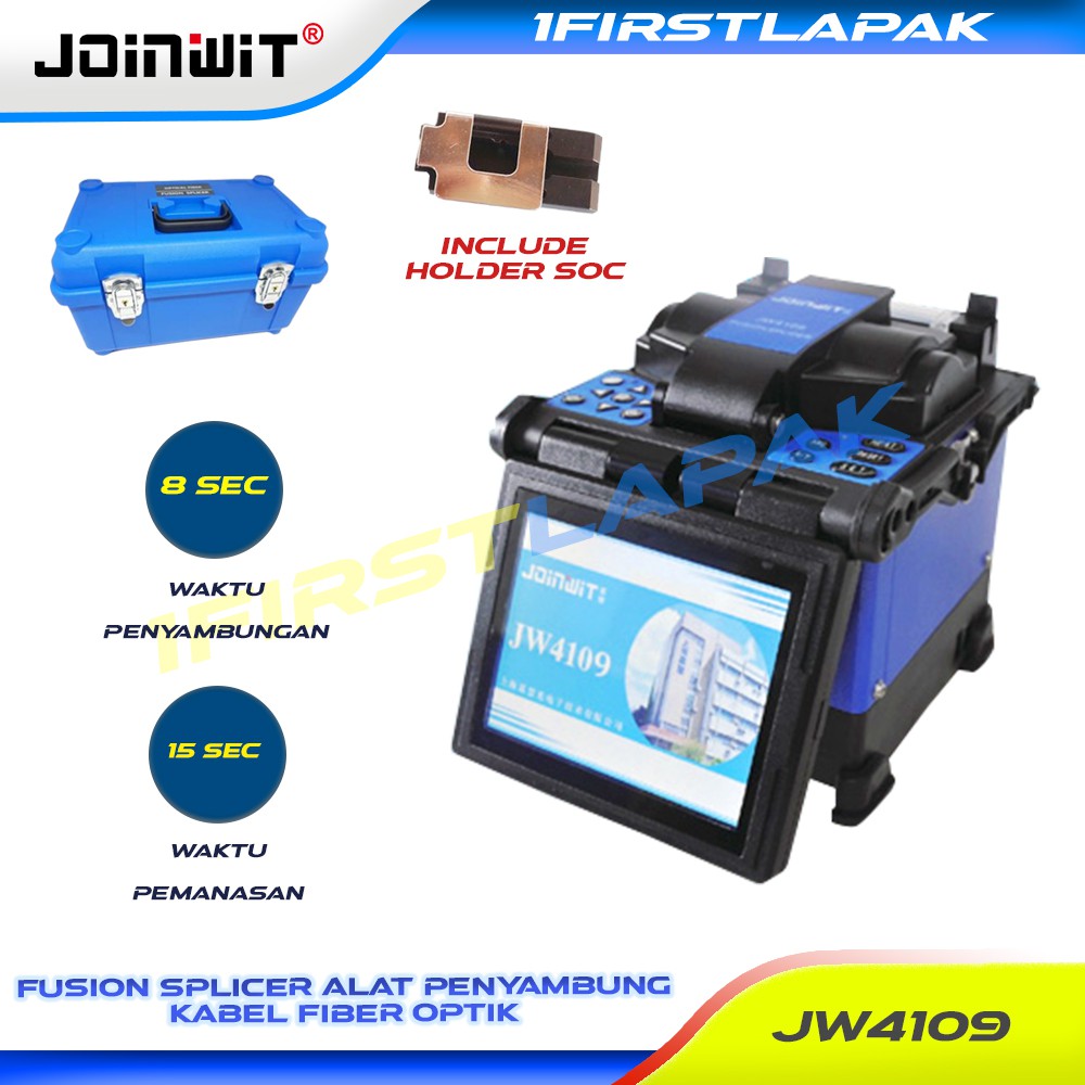 Jual Fusion Splicer JW4109 Alat Sambungan Fiber Optik JOINWIT FTTH FTTx ...
