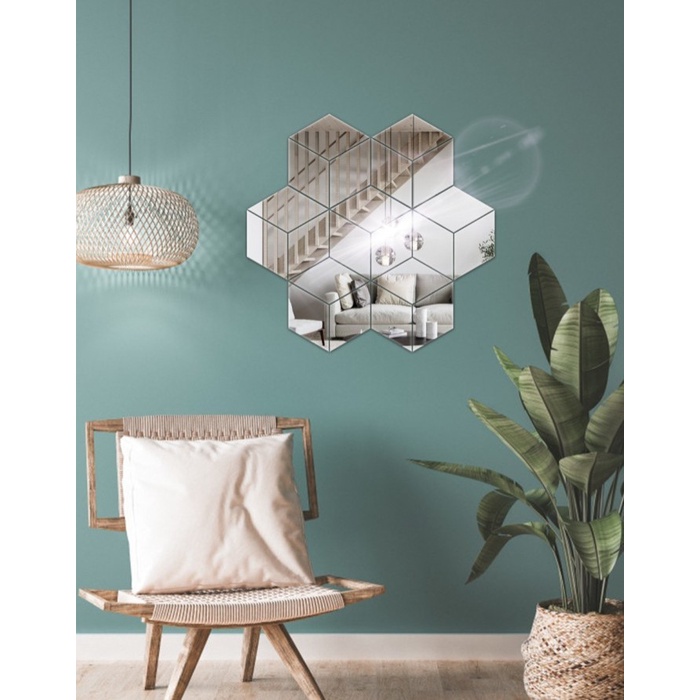 Jual Kaca Tempel Dinding Stiker Dekorasi Rumah Ruang Tamu Kamar Tidur ...