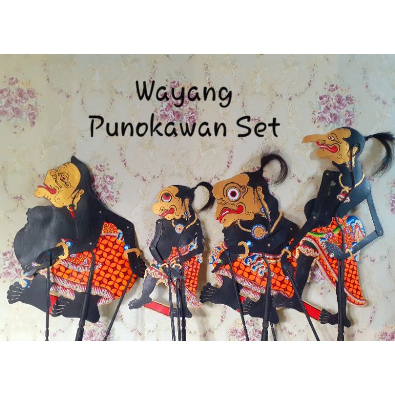 Jual Wayang Kulit Set Punokawan Standar Dalang/ Semar/ Gareng/ Petruk ...