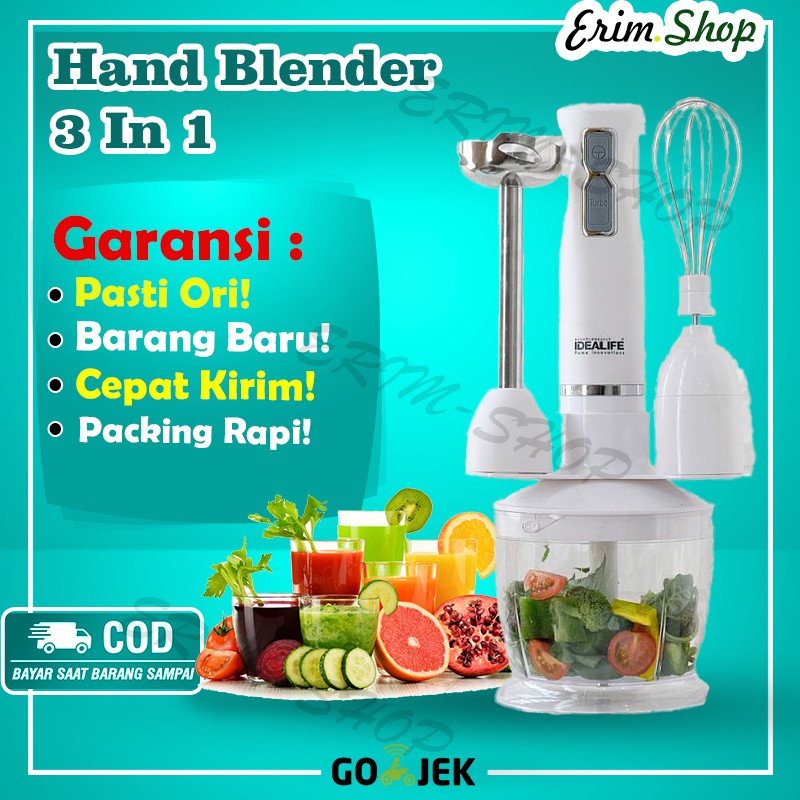 Jual Hand Blender ORIGINAL Mesin Penghalus Bahan Makanan Bumbu Telur ...