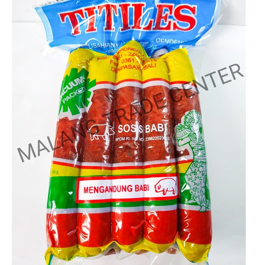 Jual SOSIS BABI TITILES BALI 500gram - SOSIS LAPCHIONG - SOSIS BALI ...