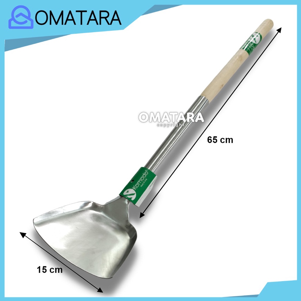 Jual Komodo Sodet Jumbo Besar Stainless Steel Gagang Kayu 65 cm ...
