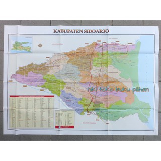 Jual Peta Kabupaten Sidoarjo Lipat | Shopee Indonesia