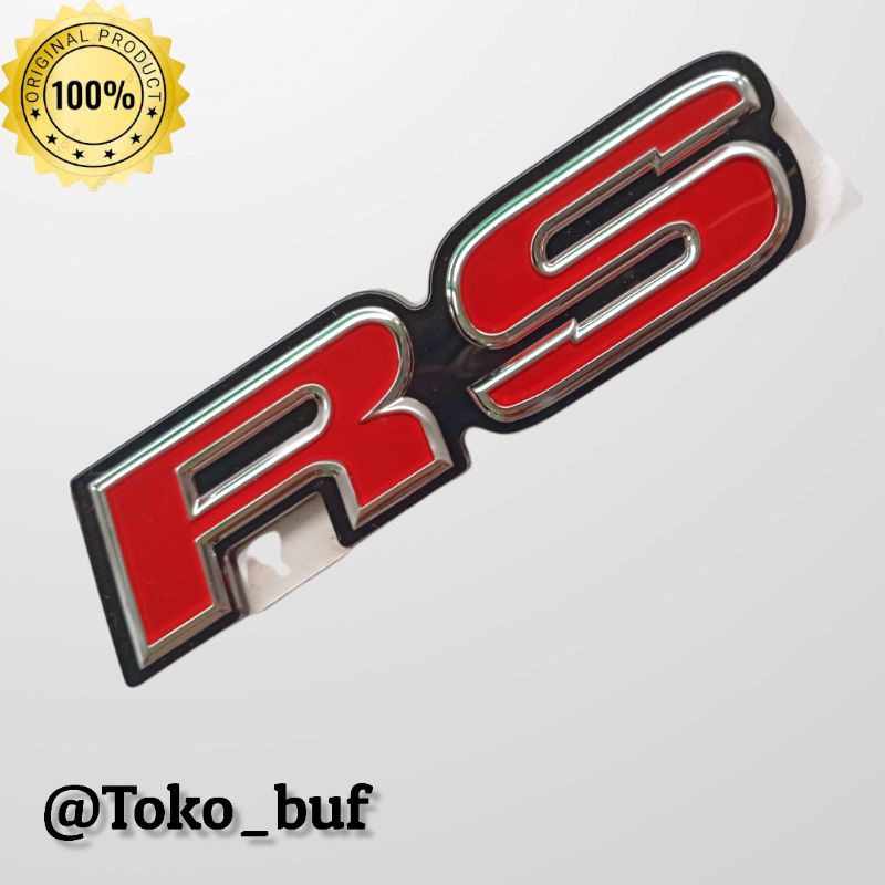 Jual Emblem RS / Emblem Tulisan Honda RS Original | Shopee Indonesia
