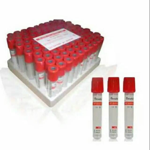 Jual Tabung Darah Plain 3 ml / Tabung Merah Indonesia|Shopee Indonesia