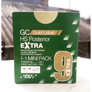 Jual GC Fuji 9 Extra, HS Posterior, Fuji IX Gold Label Restorative Glass Ionomer - Mini Pack ...