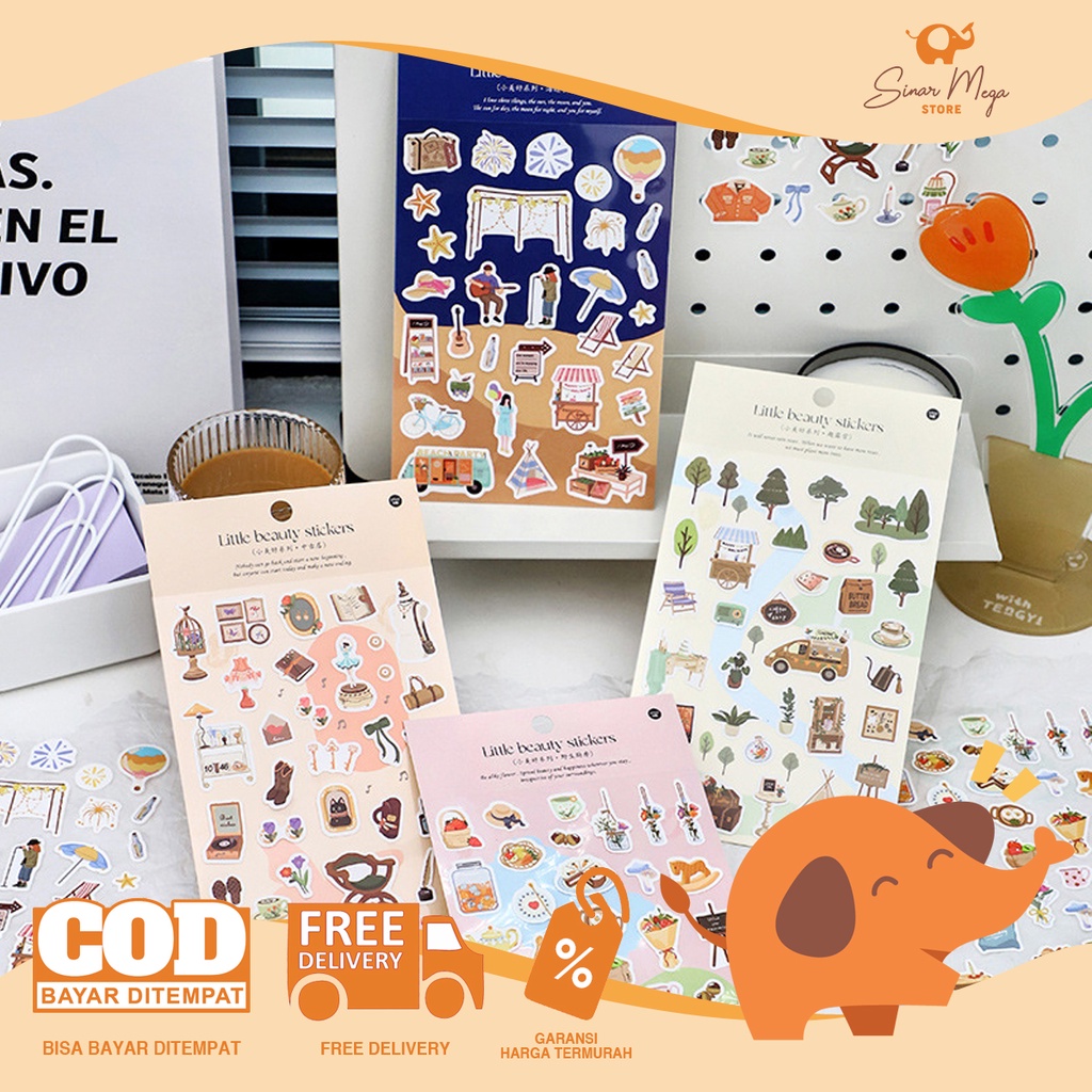 Jual Little Beauty of Life Diary Deco Stickers / Sticker Stiker Deco ...