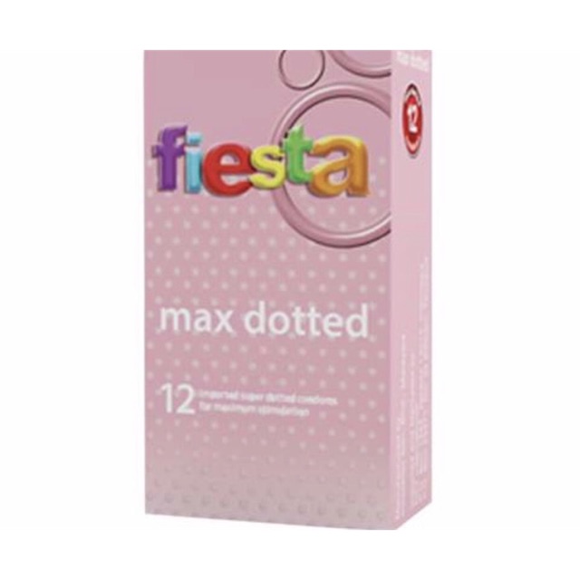 Kondom fiesta max dotted isi 12 pcs | Shopee Indonesia