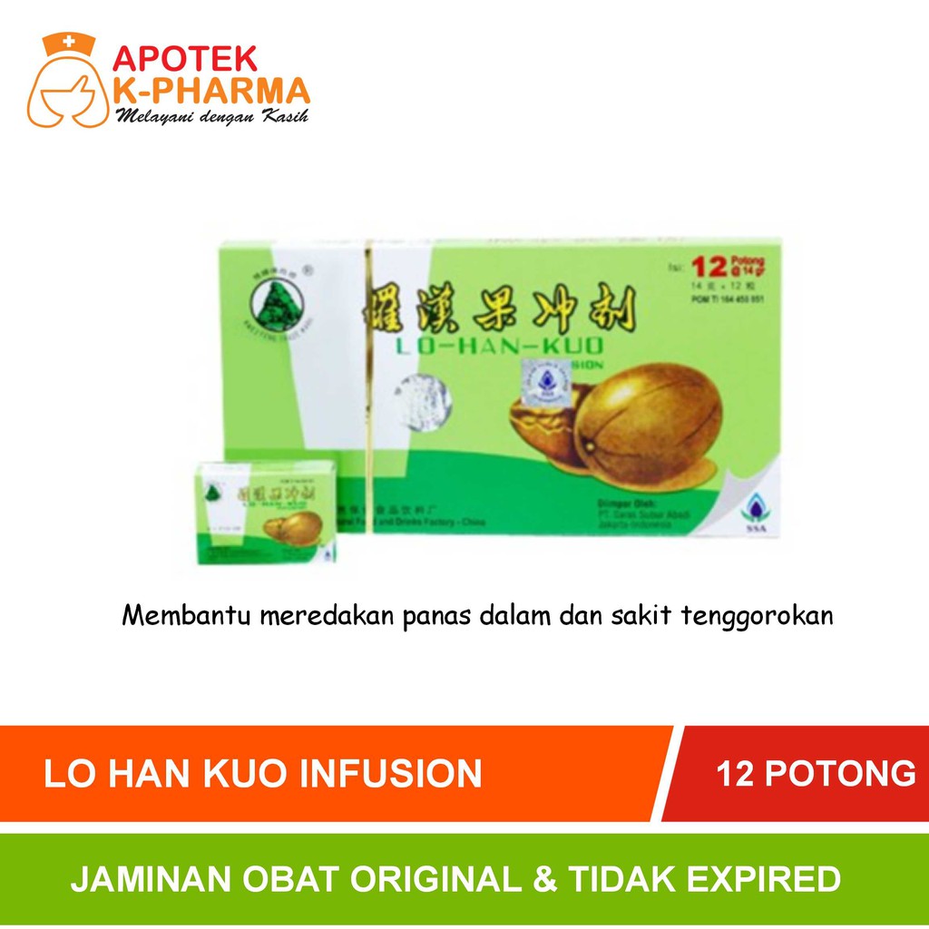 Jual Lo Han Kuo Infusion Isi 12 Sachet Obat Original SSA | Shopee Indonesia