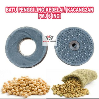 Jual Batu Gilingan Tahu / Kacang Kedelai 6 inci Plat Besi dan Dudukan ...