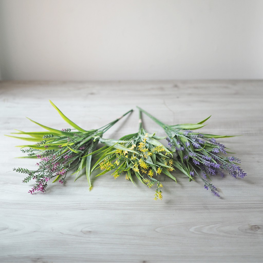 Bunga Kucai 5 Tangkai / Artificial Grass Lavender (B19048) | Shopee ...