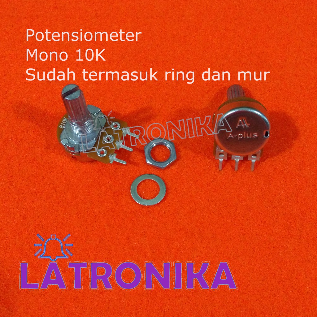 Jual Potensiometer A-Plus 10K Mono Potensio APlus 10 K Variable ...