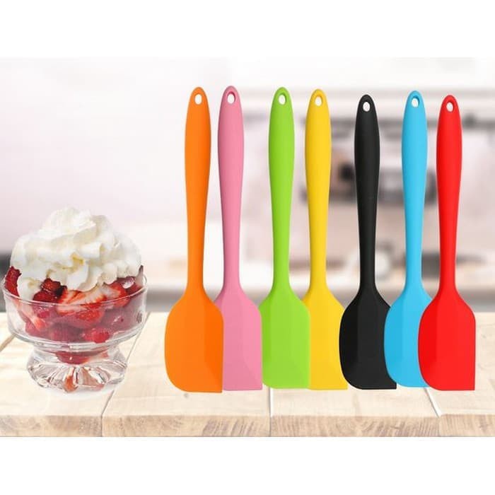 Jual Spatula silikon Tahan panas spatula silicone anti lengket ukuran ...