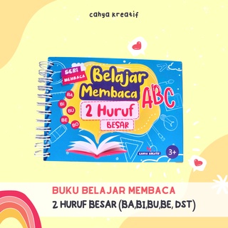 Jual BUKU BELAJAR MEMBACA 2 HURUF BESAR BA,BI,BU,BE,BO SAMPAI ZA ZI ZU ...