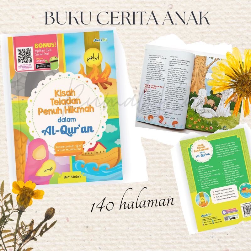 Jual Buku Cerita Anak Bergambar Kisah Teladan Penuh Hikmah Dalam Al Quran | Shopee Indonesia