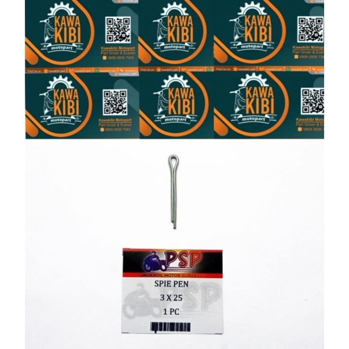 Jual SPIE PEN 3 x 25 / Pengunci Mur Baut Universal (Harga Per 1 Biji ...