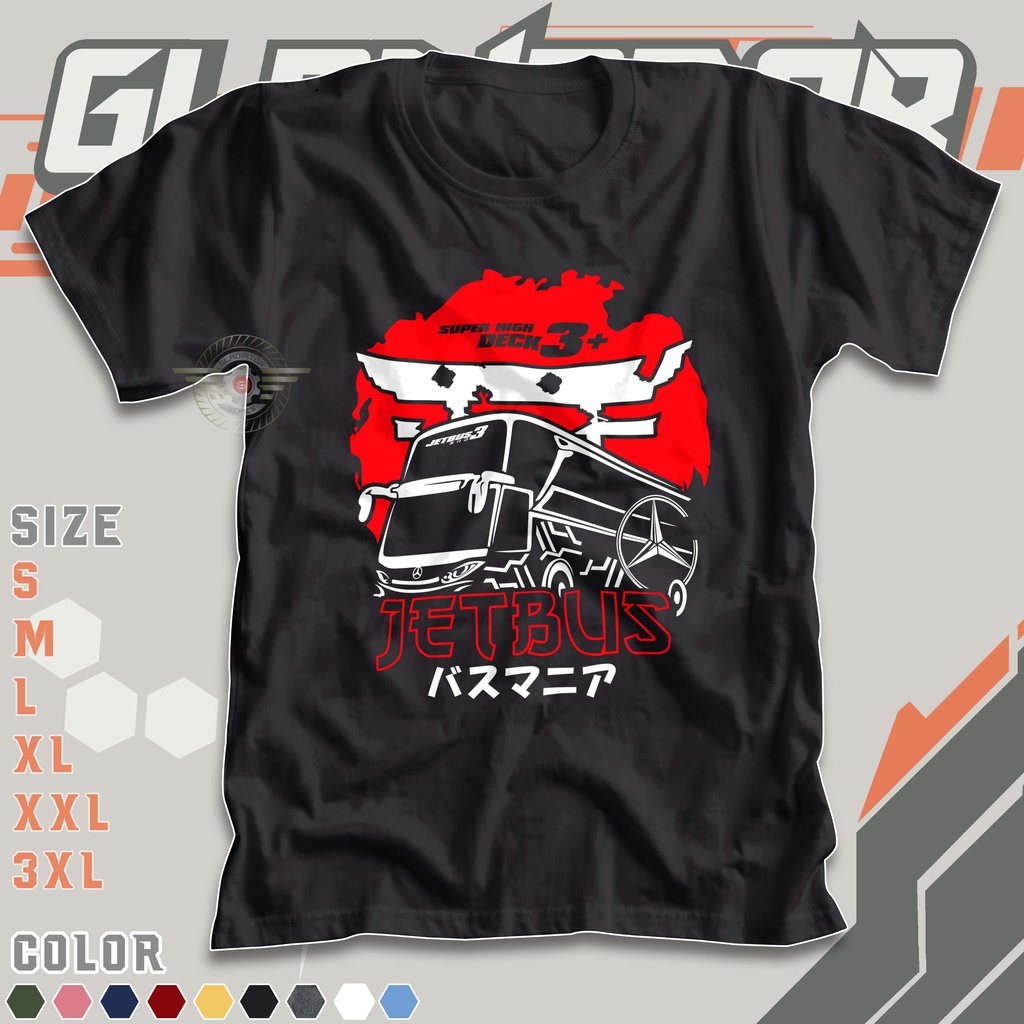 Jual Kaos Bus Jetbus Shd 3+ Japan Series Baju Bismania Custom Busmania ...