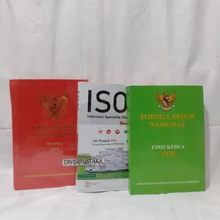 Jual Paket 3 Buku Farmasi Farmakope Indonesia Edisi 3, ISO Vol 53 Tahun 2021, dan Formularium ...