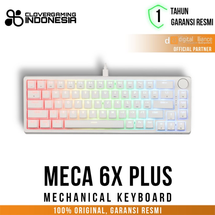 Jual Digital Alliance Meca 6X Plus- RGB Hotswap Mechanical Gaming ...