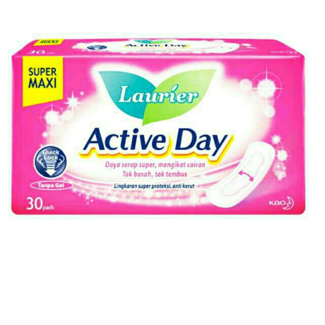 Jual LAURIER ACTIVE DAY ISI 30 | Shopee Indonesia