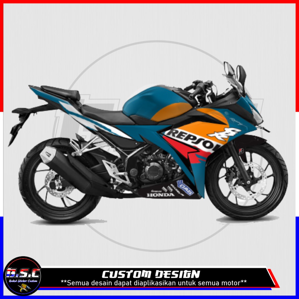 Jual Sticker Decal CBR 150R LED Motif NSR by Honda Team | Shopee Indonesia