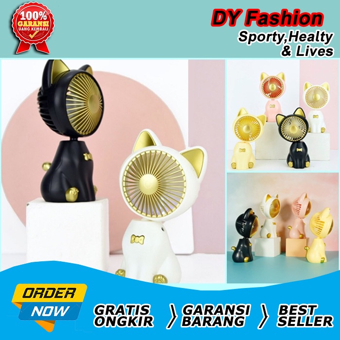 Jual Kipas Angin Meja kucing duduk Serbaguna SP464 Portable kipas mini ...