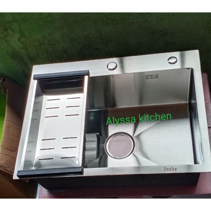 Jual Kitchen sink INOBE 6045 Stainless sus 304 / sink INOBE 6045 ...