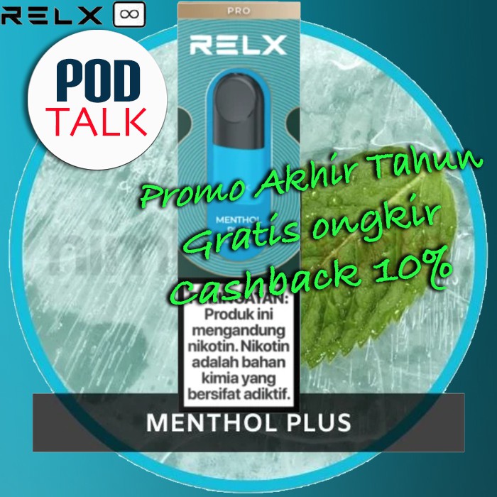 Jual RELX Infinity Pod Pro - Menthol Plus / Mint Isi 2 Pods PODTALK ...