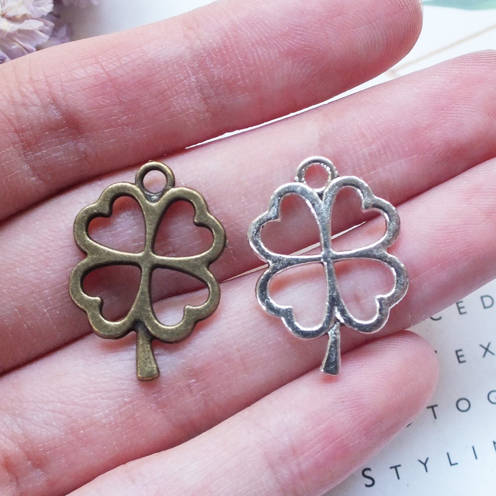 Jual Bandul Bunga Clover I Charm Daun Clover I Bandul I Pendant ...