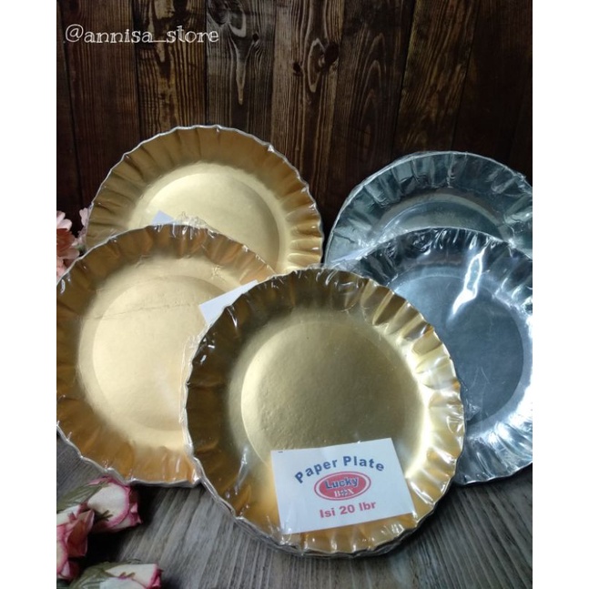 Jual piring kertas/paper plate/piringkueulangtahun/piringbuahpotong ...