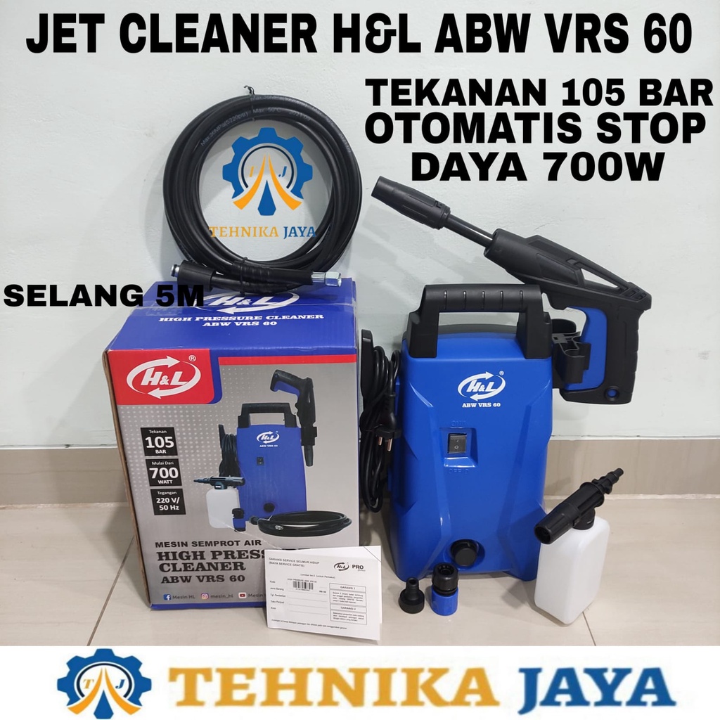 Jual Steam Jet Cleaner H&L ABW VRS 60 Mesin Semprot Air Cuci Mobil ...
