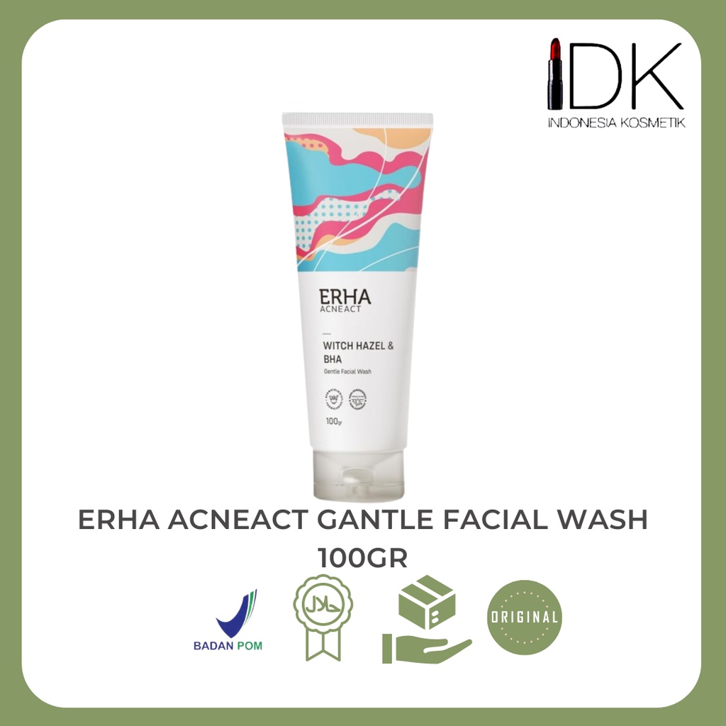 Jual ERHA ACNEACT GANTLE ACNE FACIAL WASH 100GR | Shopee Indonesia