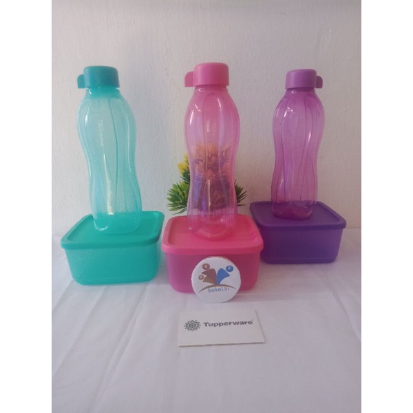 Jual Tempat Makan set Botol Minum 500ml / Kotak Makan Lunch Box Bekal ...