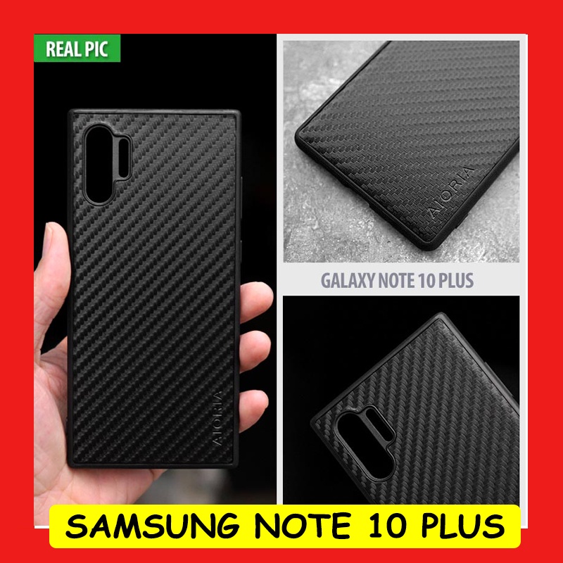 Jual Samsung Galaxy Note 10 Plus - Full Carbon Fiber Hybrid Case Casing ...