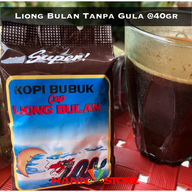 Kopi Liong Bulan 40gr ( dijual 1 pack isi 10pcs x 40gr ) Kopi Legend ...