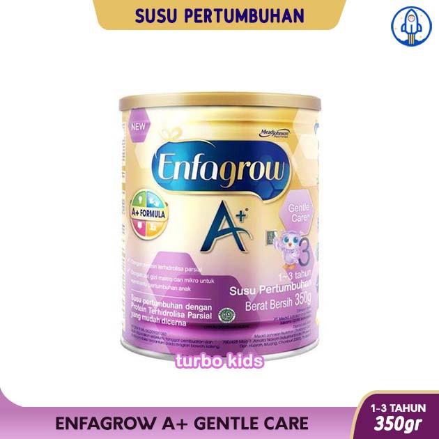Jual Enfagrow A+ Gentle Care Susu Pertumbuhan 1-3 Tahun 350gr | Shopee ...