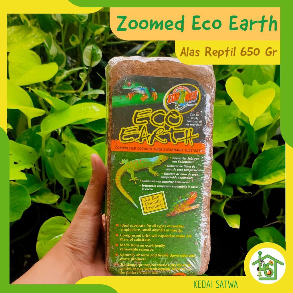 Jual ZOOMED ECO EARTH 1 x 7 LITER SUBSTRATE REPTIL COCO PEAT COCOPEAT ...