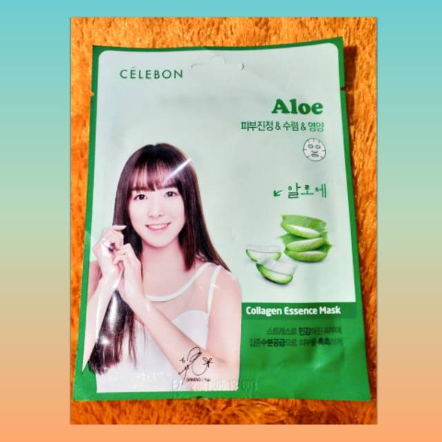 Jual ALOE VERA CELEBON COLLAGEN ESSENCE MASK ORIGINAL | Shopee Indonesia