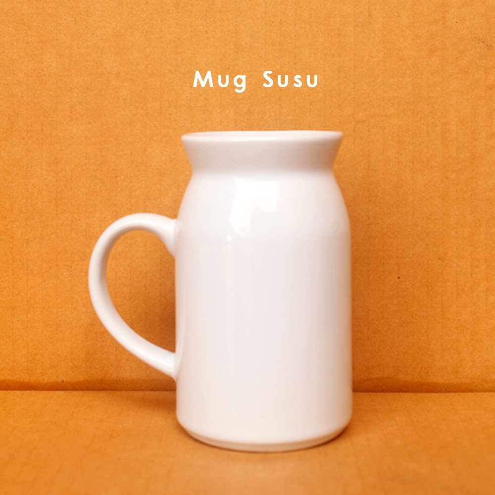 Jual Mug susu besar polosan Indonesia|Shopee Indonesia