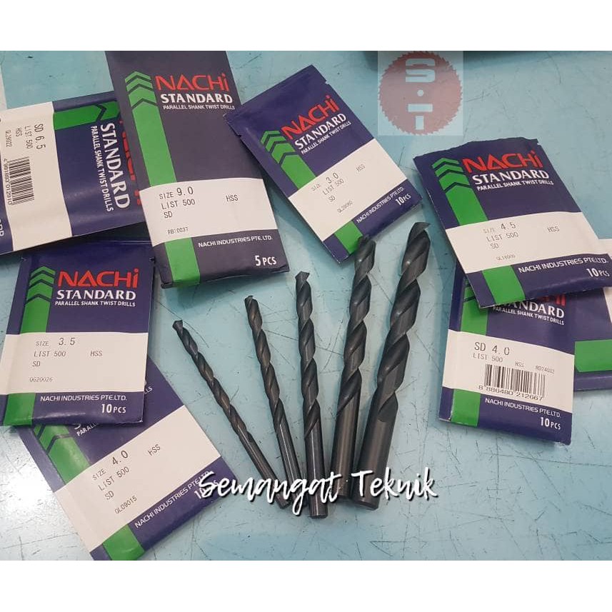 Jual NACHI 3.5mm MATA BOR BESI Nachi HSS 3,5mm NACHI ORIGINAL | Shopee Indonesia