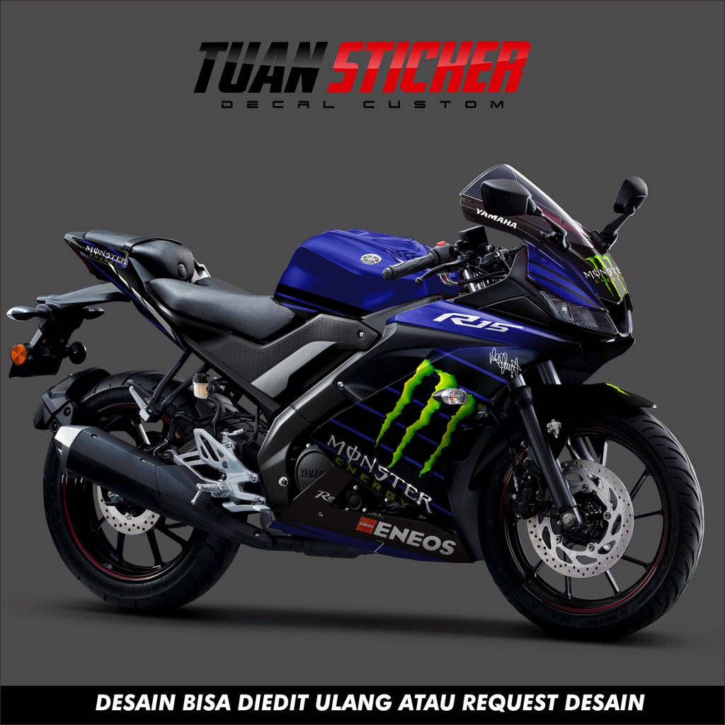 Jual Sticker Striping Decal Yamaha R15 V3, Sticker Decal R15 V3 ...